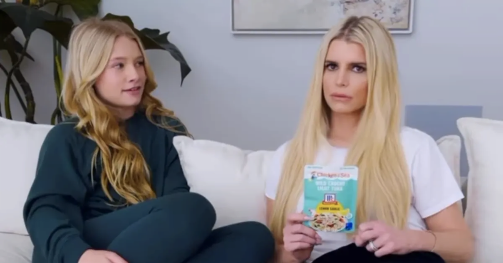 essica Simpson and Daughter Star in Nostalgic Chicken of the Sea Ad