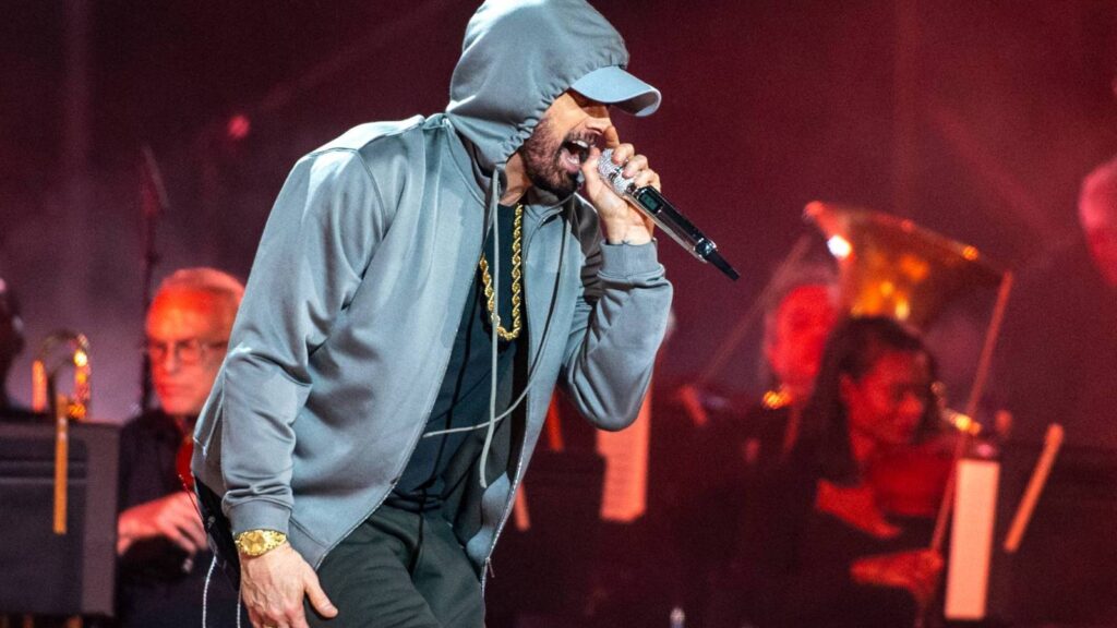 Eminem announces release date for "Death of Slim Shady" with spooky ...